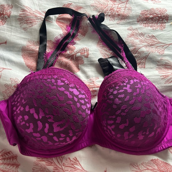 Ashley Graham | Intimates & Sleepwear | Ashley Graham Purple Leopard ...